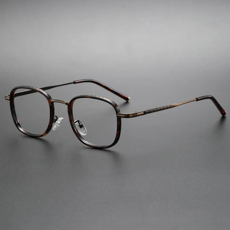 New Metal Retro Glasses Frame for Men and Women Literature and Art ...