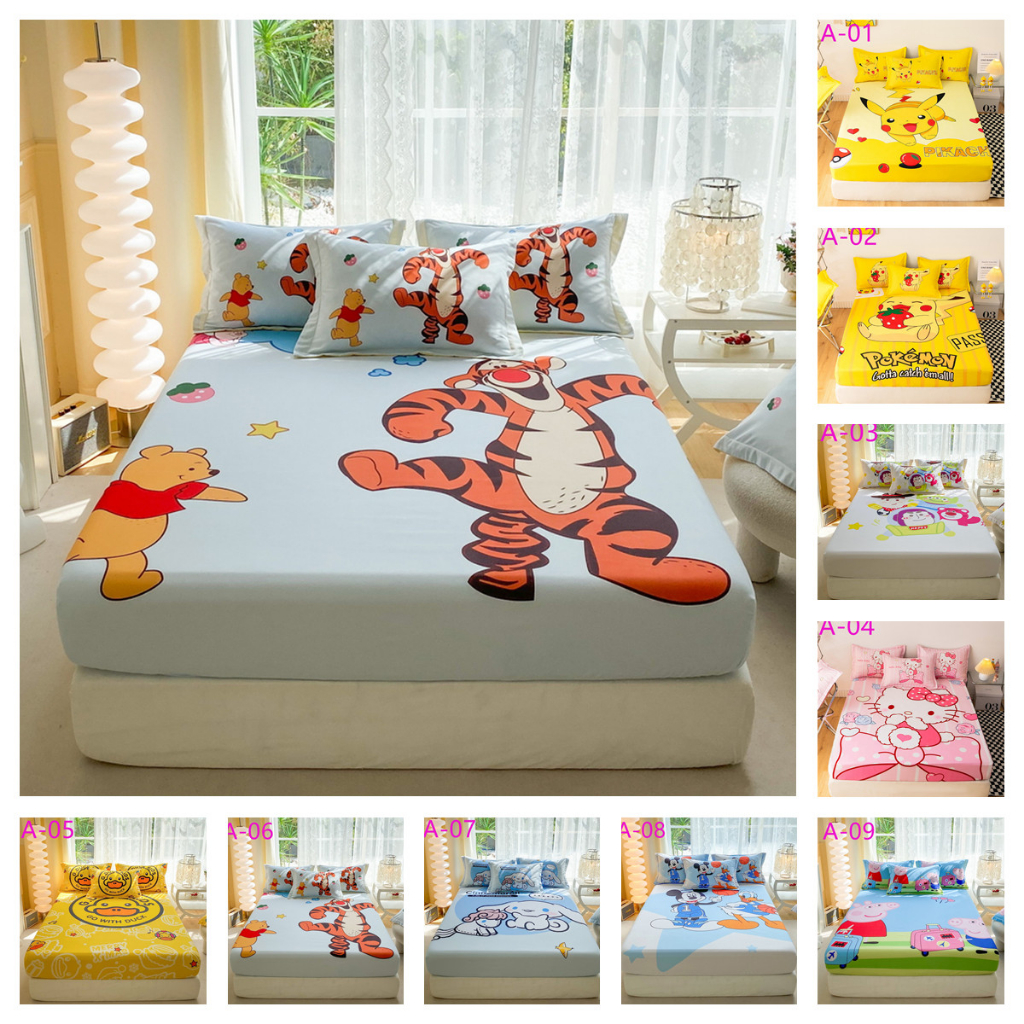 Spot！ cartoon sheets / mattress cover Cadar The dog Fitted Sheet Cute ...