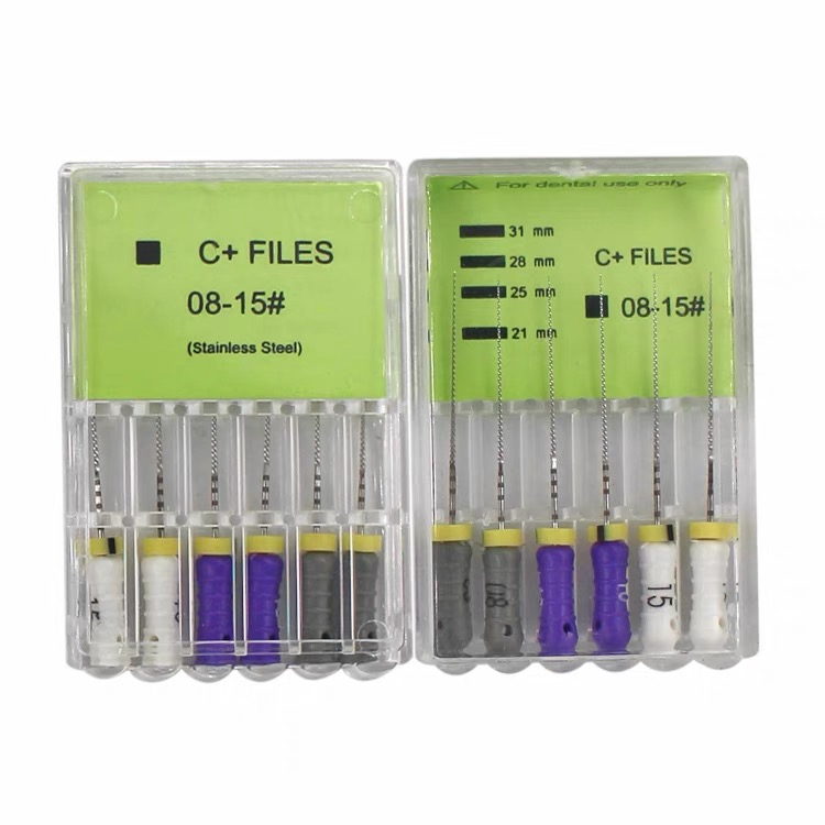 21/25mm Dental C plus Files Stainless Steel Endo Files Endodontics Root ...