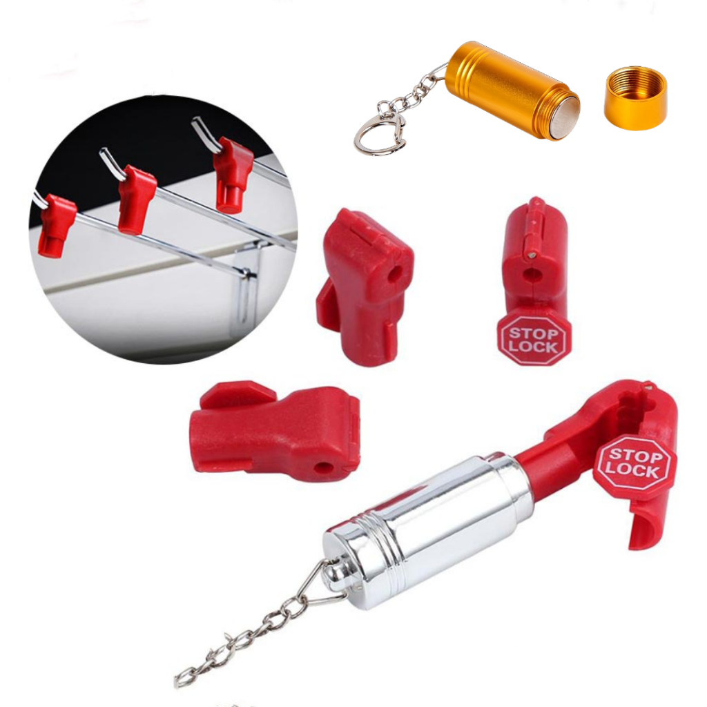 Stop Lock for Store Locked Display Peg Hook Security Super Mercado ...
