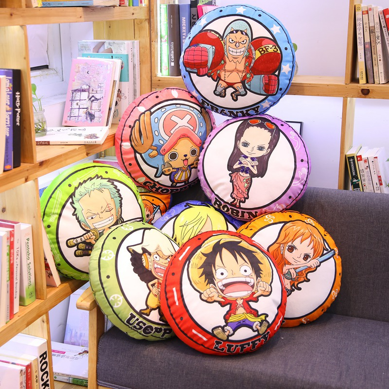One Piece Action Plush Toy Soft Stuffed toy Zoro Luffy Nami Pillow ...