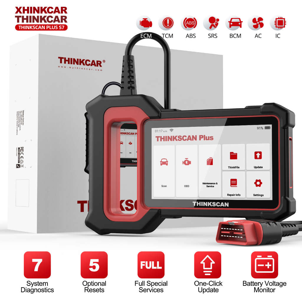 THINKCAR Thinkscan Plus S7 Professional Diagnostic Tool Diagnostic Auto ...