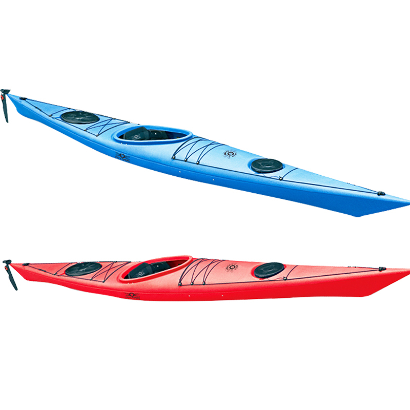 Jolly Roger 5.1m Ocean Kayak High Quality Plastic LLDPE Ocean Canoe Sit ...
