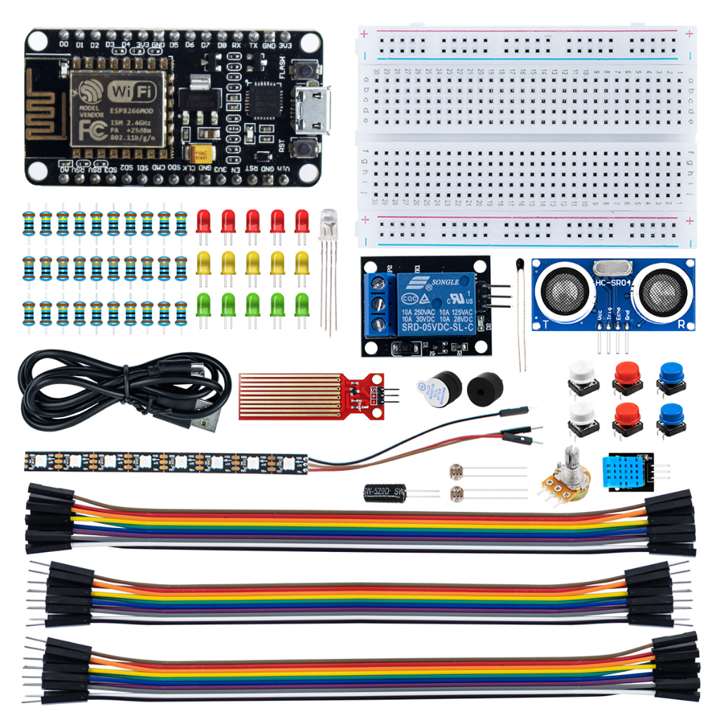 LAFVIN NodeMcu ESP8266 WiFi Development Board Starter Kit for IoT ...