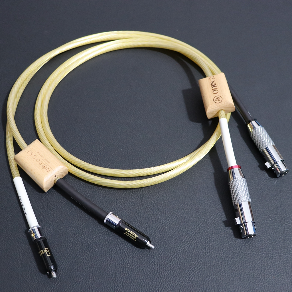 1pair Nordost Odin Gold RCA Cable high quality XLR line Audiophile RCA to XLR Audio Cable HiFi ...