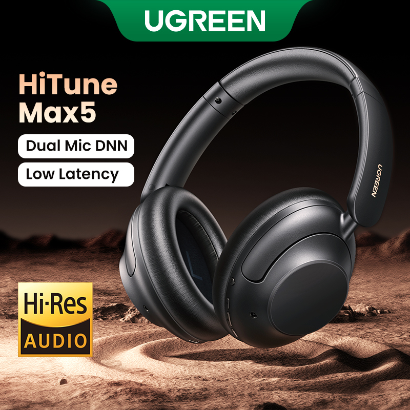 UGREEN HiTune Max5 True Wireless Earbuds Hi-Res Sound Bluetooth Headphones Multipoint Connection ...