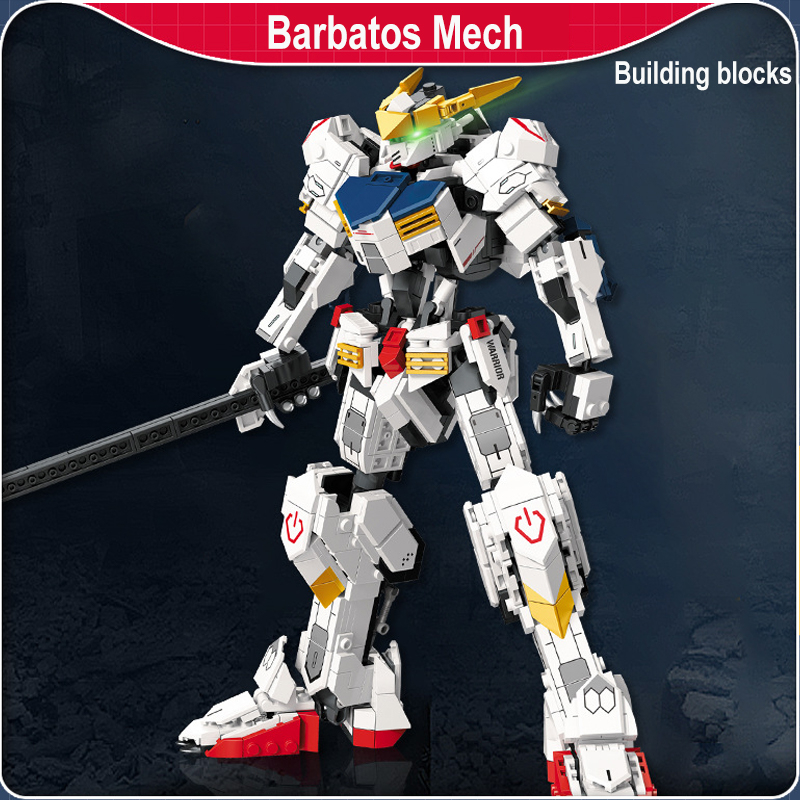 Barbatos Gundam mecha building block set, two-form construction and ...