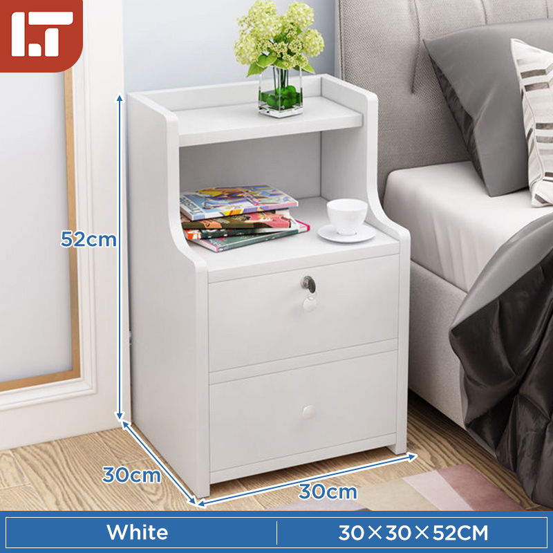 Bedside Table Heightened Design Side Table Storage Rack Large Capacity ...