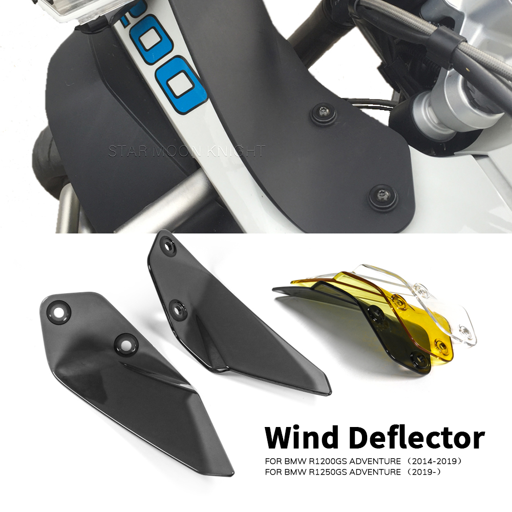 Side Windshield Windscreen Handshield Wind Deflector Handguard For BMW ...