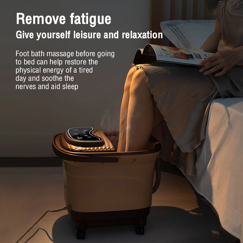 New Upgraded Foot Massage Machine Portable Foot & Leg Detox Spa Bath ...