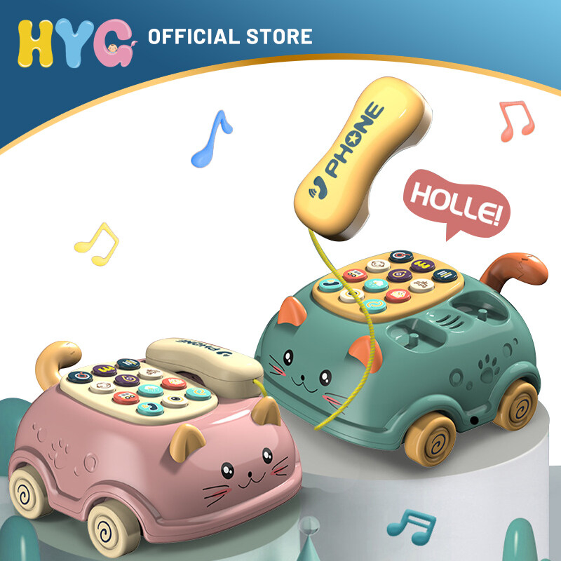 HYG Baby Electric Learning Machine with Light and Music Cat Telephone ...