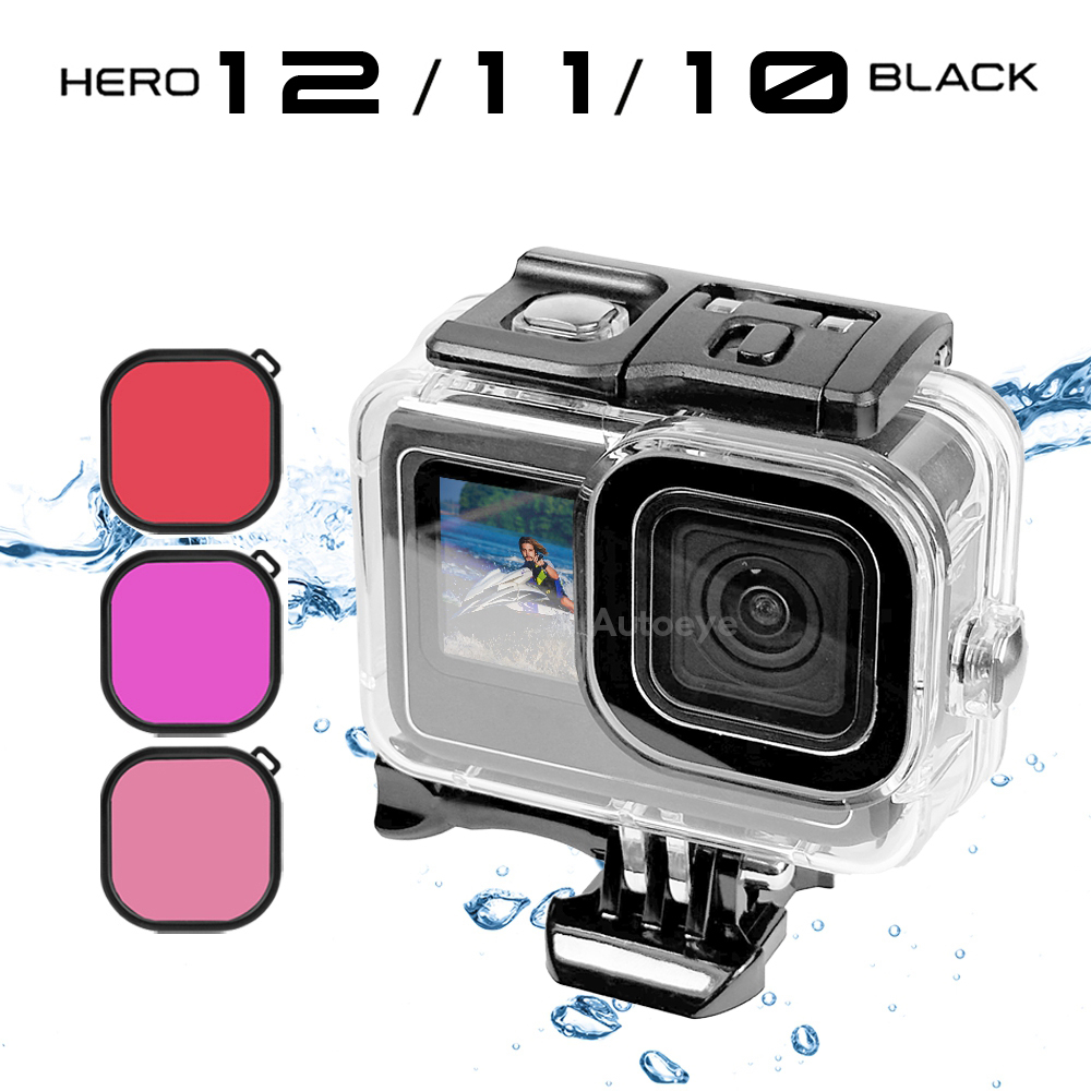 60M Waterproof Case for GoPro Hero 12 11 10 9 Black Protective Diving ...