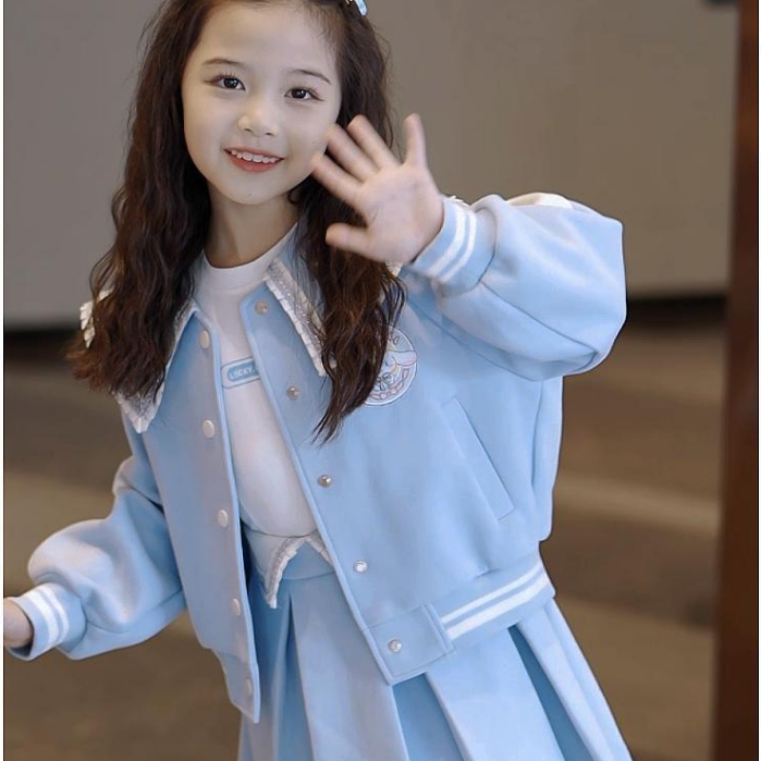 [Ready Stock] 3-14 Years OLD Girls Set Girl Set Falling and Winter 2023 ...