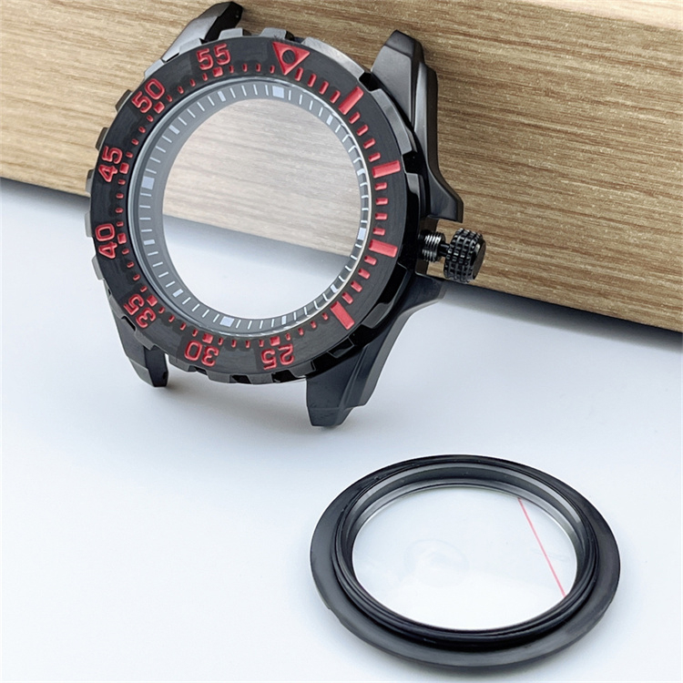 44mm Watch Case 316L Stainless Steel Mechanical Diving Watch Accessory ...