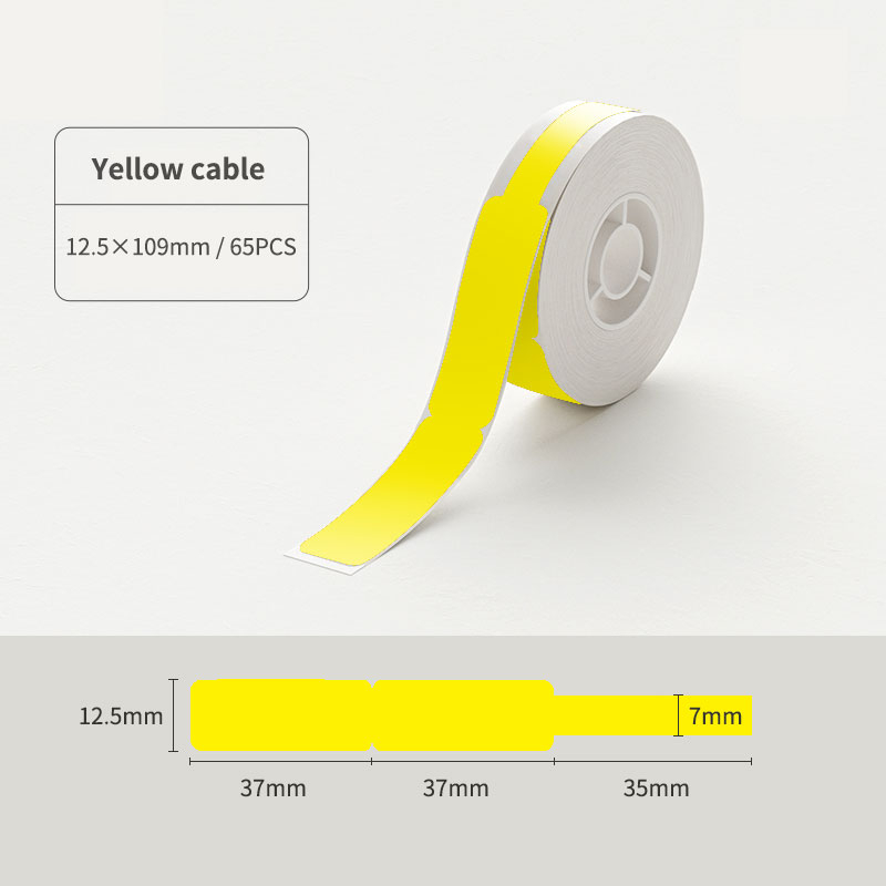 NIIMBOT D101 Wire Label Sticker Network Cable Printer Tape Waterproof ...