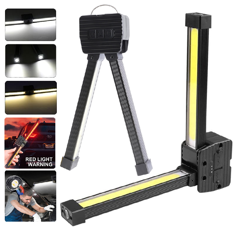 Rechargeable Work Light, Foldable Mechanic Light, 5 Modes, XPE COB LED ...