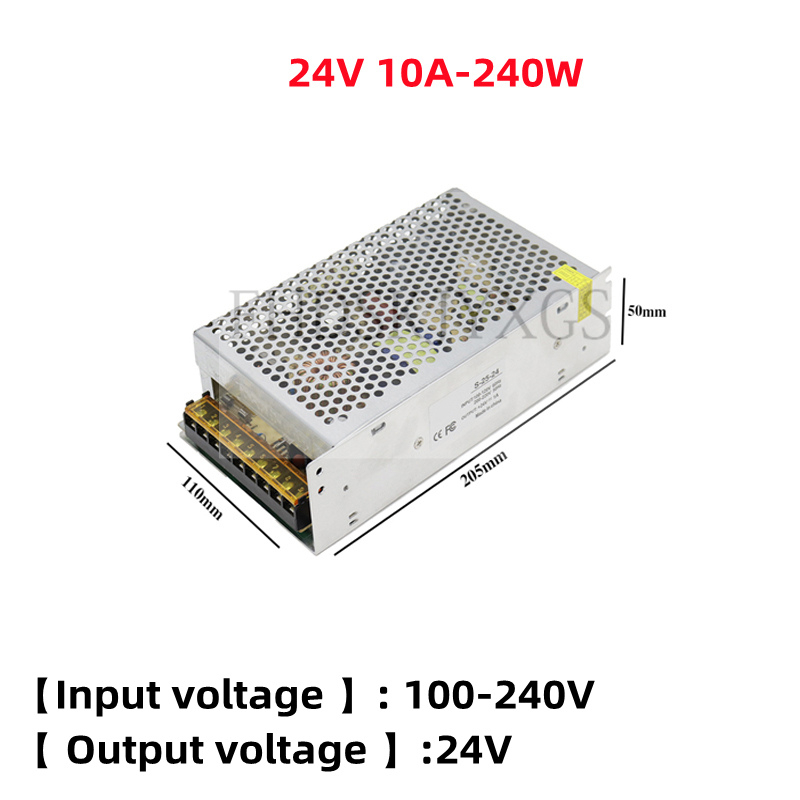 DC 24V 1A 2A 3A 5A 8A 10A 15A 20A 30A 40A Switch Power Supply Adapter Transformer input 100V ...