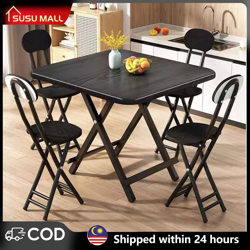 Foldable Table / Meja Makan / Foldable Dining Table / Meja Lipat ...