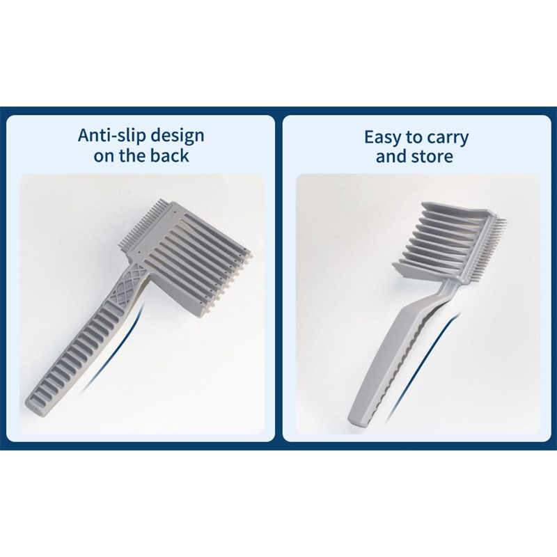 3PCS Barber Fade Combs Professional Hair Cutting Comb Heat Resistant Flat Top Comb Clipper Comb ...