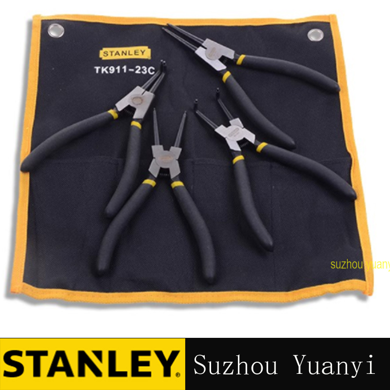 Stanley TK911-23C 7 Inch Professional Snap Ring Pliers Set Circlip ...
