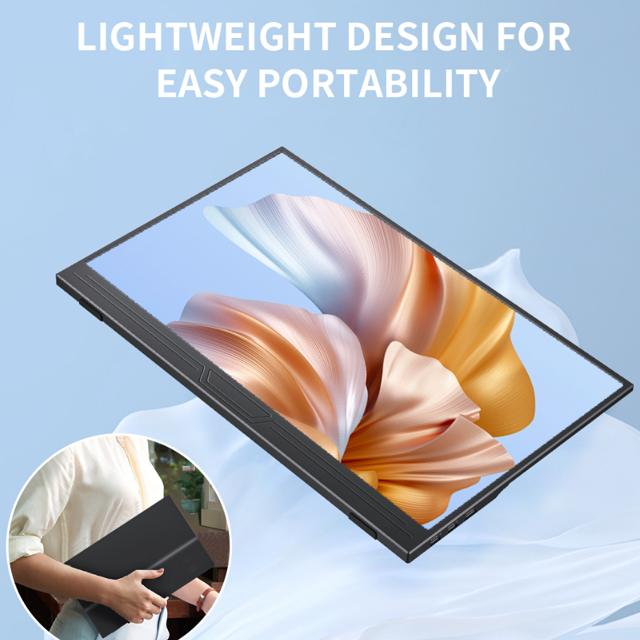 MAINGEAR 15.6-inch portable monitor/IPS with touch HDR 1920*1080p/game ...