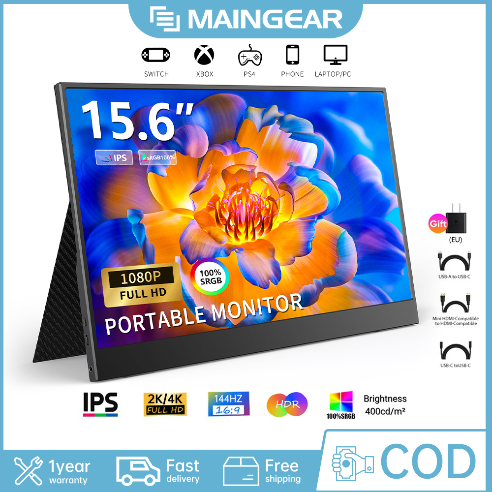 Maingear Thin Portable Display/Touch Screen Portable Screen 14/15.6inch ...