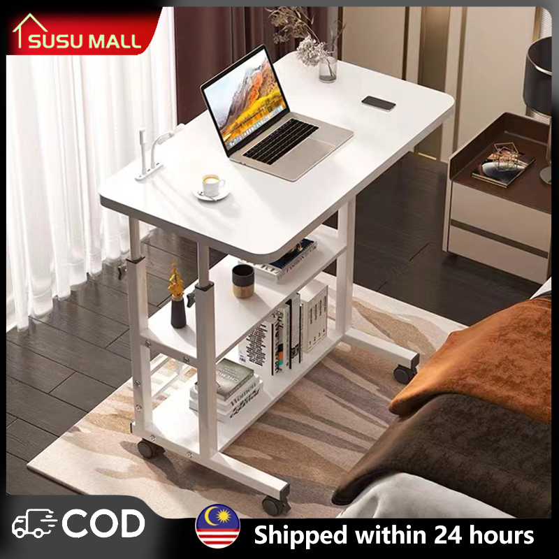 (L80/60)cm Multifunctional Adjustable Bedside Laptop Table Sofa Side ...