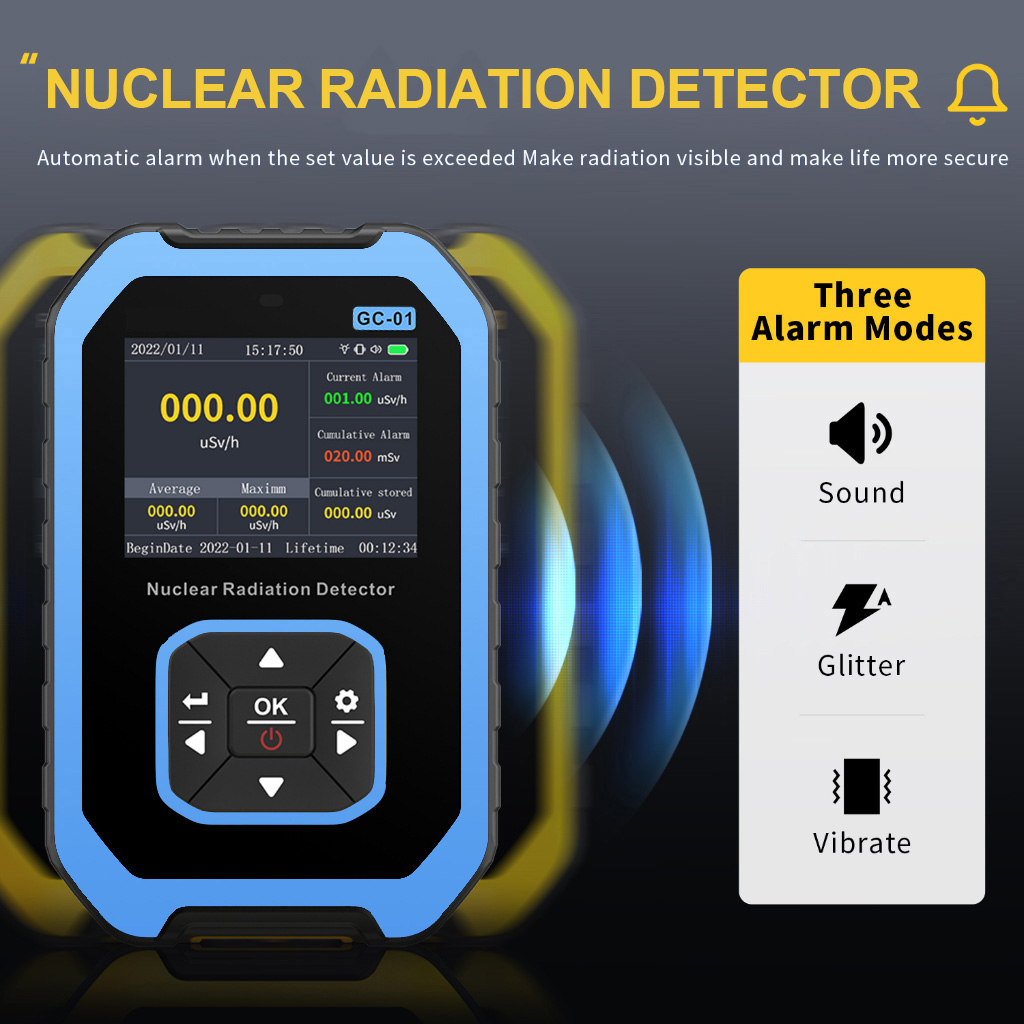 ☠ ⚥ Multifunctional Nuclear Radiation Detector Emission Dosimeter X-ray ...