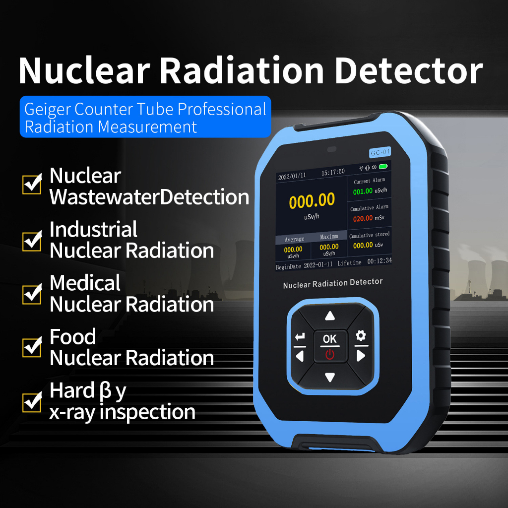 ☠ ⚥ Multifunctional Nuclear Radiation Detector Food Marble Ore Detector ...