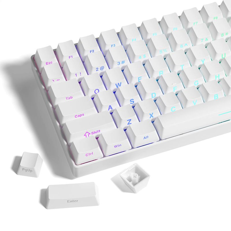 【Keycap Only】BOW Side Engraving Shine Through Keycap 136 Keys OEM ...