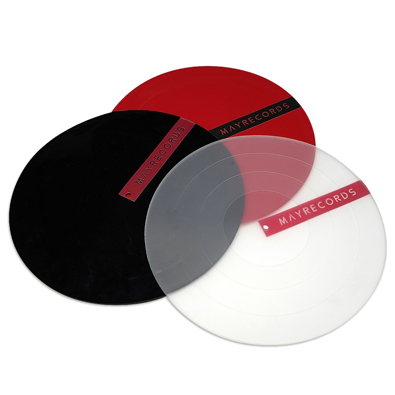 12'' LP Anti-vibration Silicone Pad Rubber LP Slip Mat for Phonograph ...