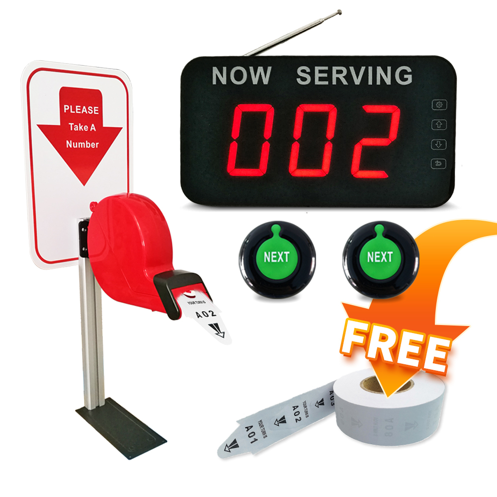 Wireless Queuing System Machine Queue calling system for Restaurant ...
