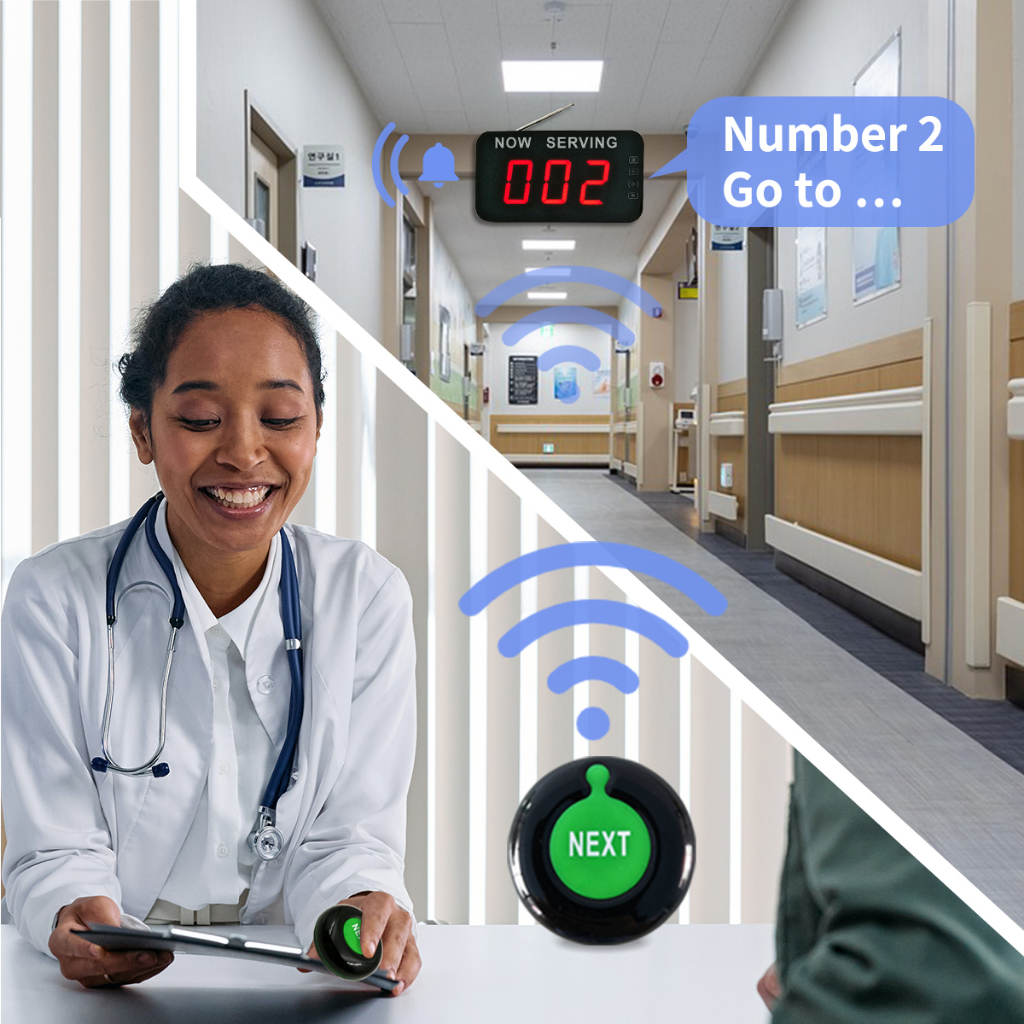 Wireless Queuing System Machine Queue calling system for Restaurant ...