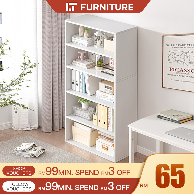 Multipurpose Bookshelf Utility Shelf Rak Buku Book Rack Bookshelf ...