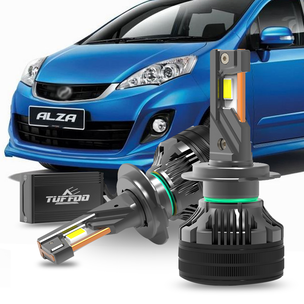 TUFFOO Car LED Headlight Bulb 30000LM For Perodua Alza Year 2009-2021 ...