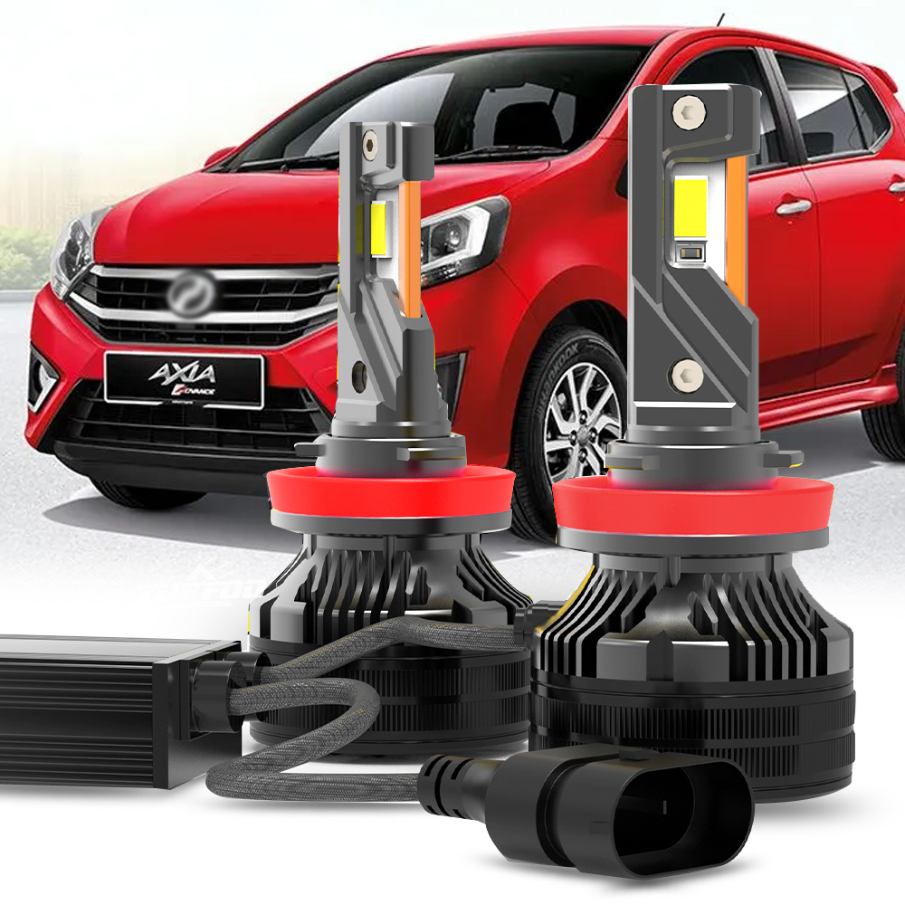 TUFFOO Car LED Headlight Bulb 30000LM For PERODUA AXIA Year 2014-2020 ...