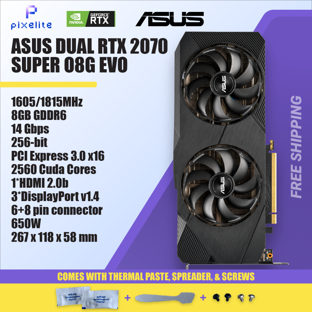 MSI RTX 2060 super 2060s Gddr6 Graphic Card grafik card GPU ...