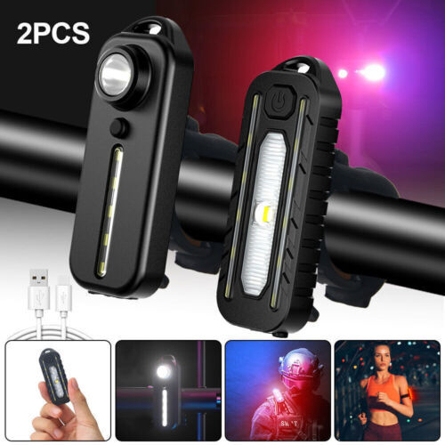 (Local delivery) New bicycle taillight Type-C rechargeable outdoor ...