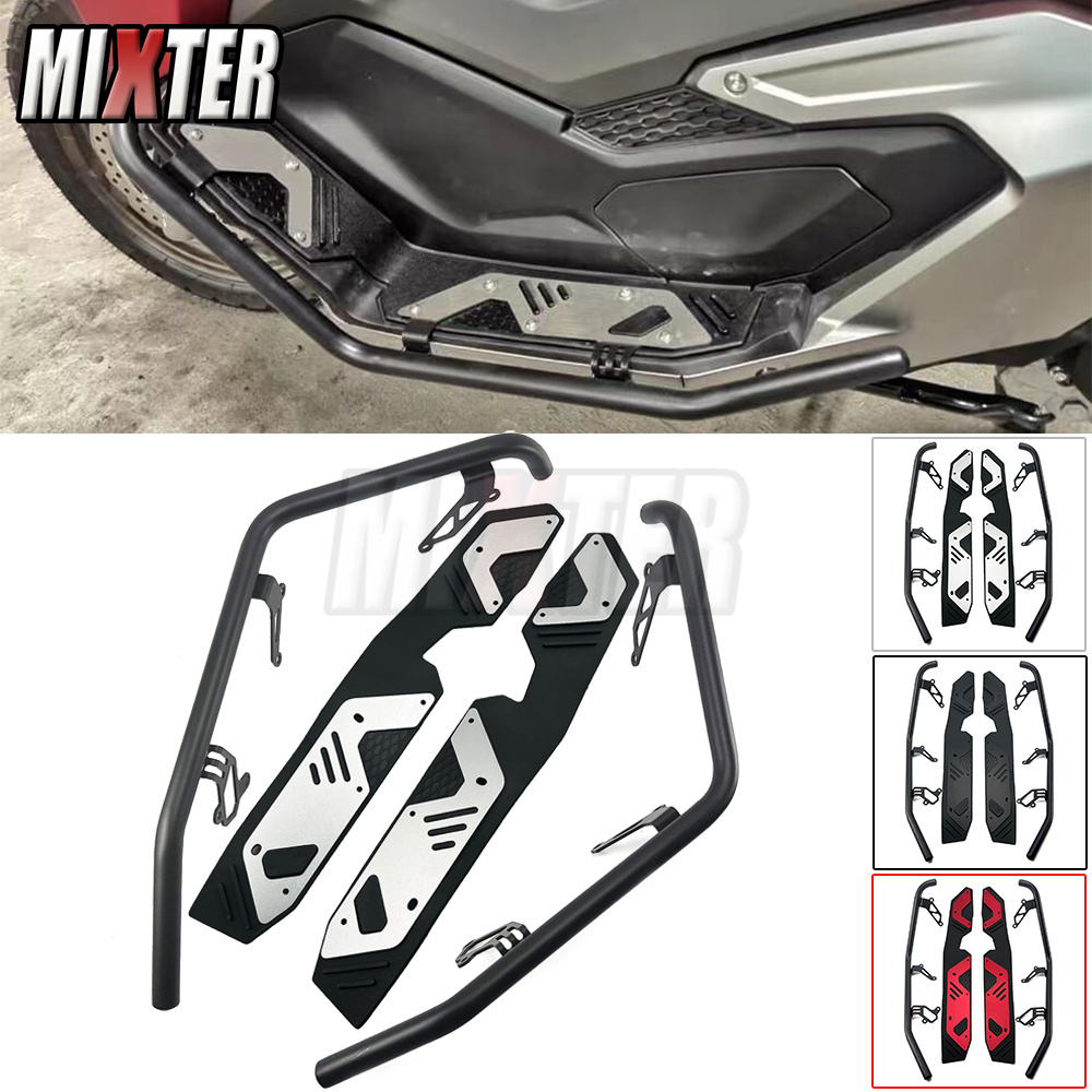 Motorcycle Bumper Kit Floor Guard Cover Engine Frame Protective Crash Bar Pedal Footrest Footpad ...