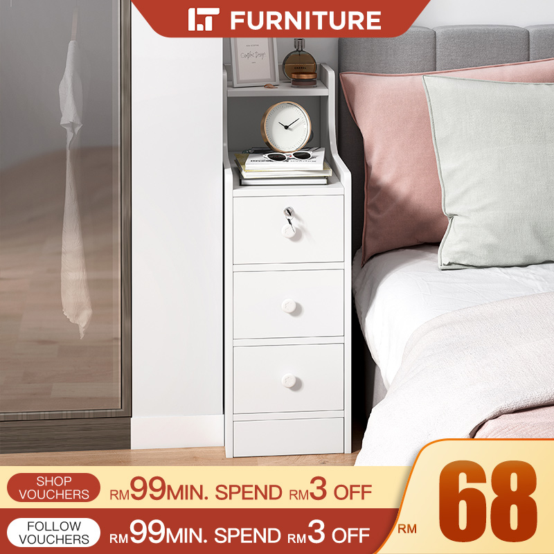 Bedside Table Bedroom Side Table With Locker Nightstand Side Table Side ...