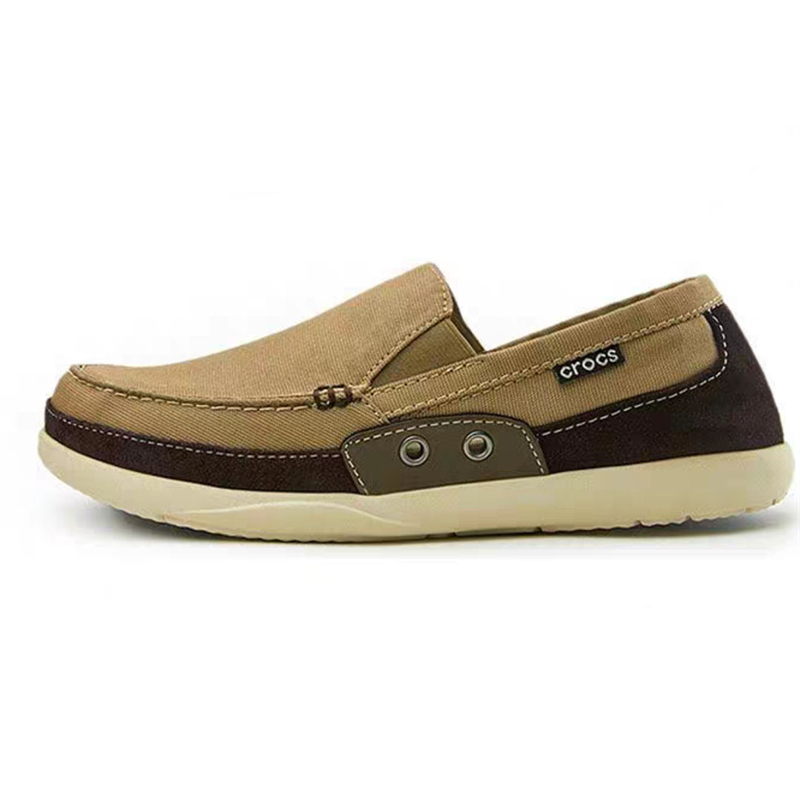 Crocs Men's Shoes Canvas Shoes Men's Loafers Slip-On Casual Shoes Flat ...