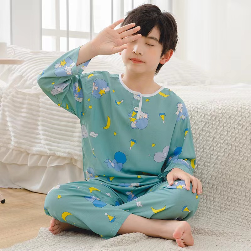 New Arrival Boys Pajamas Home Kids Pajama Sets Kids Cotton Sleepwear ...