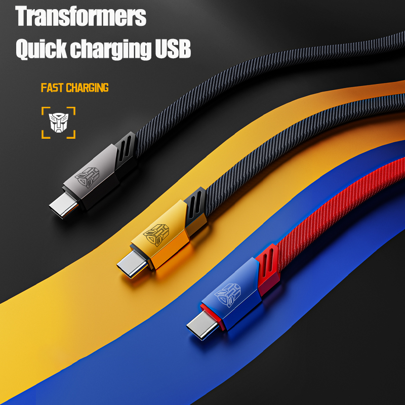 Transformer USB Fast Charger Cable For iPhone/Type-C TF-A08 | Shopee ...