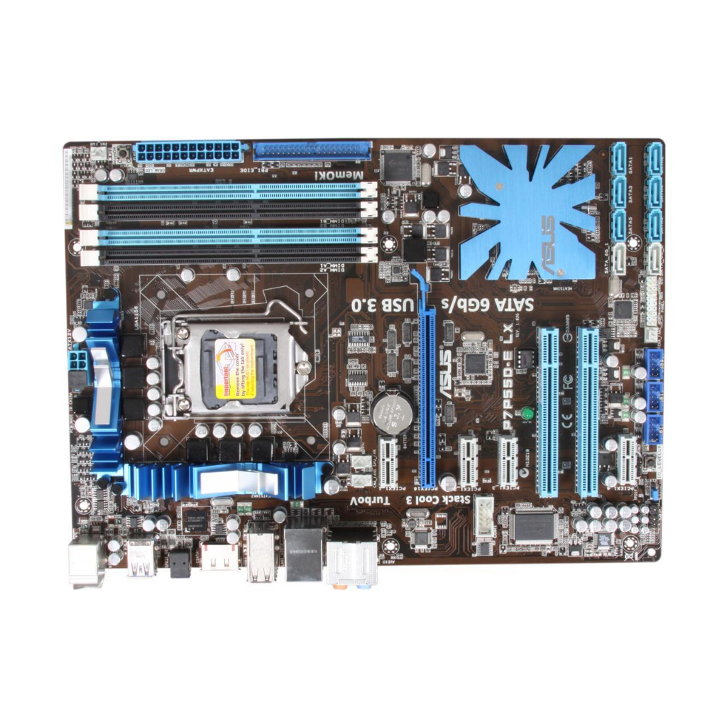 ASUS P7P55D-E LX LGA 1156 Intel P55 SATA 6Gb/s USB 3.0 ATX Intel ...