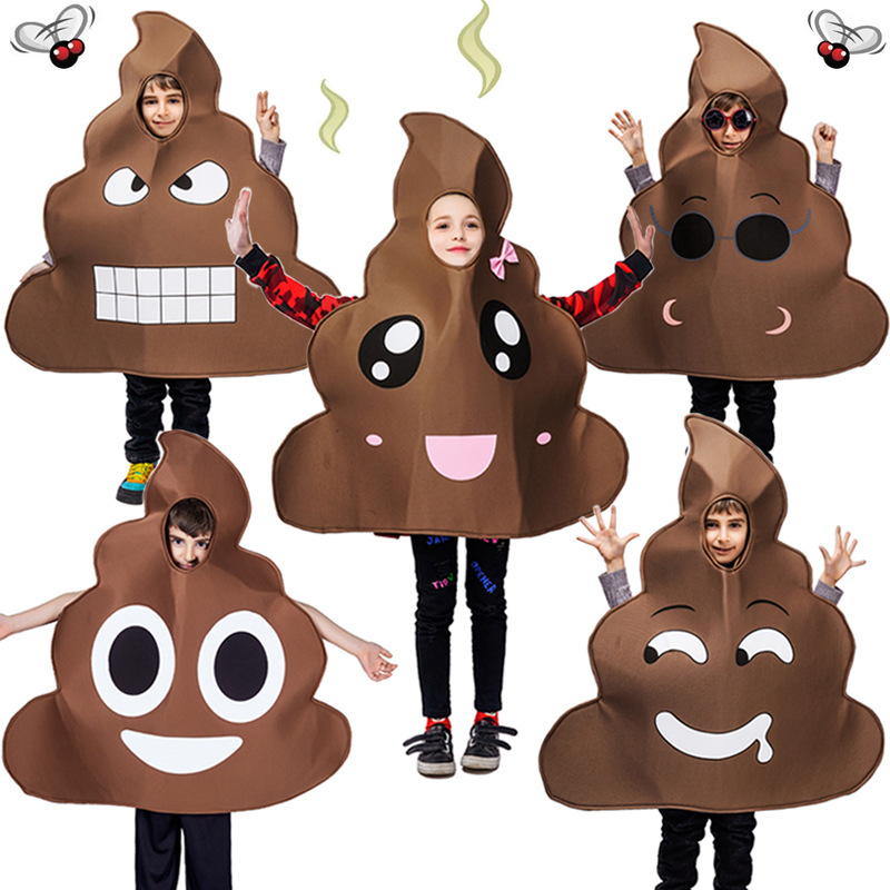 Christmas Children Style Funny Cute Poop Costume Children Spoof ...