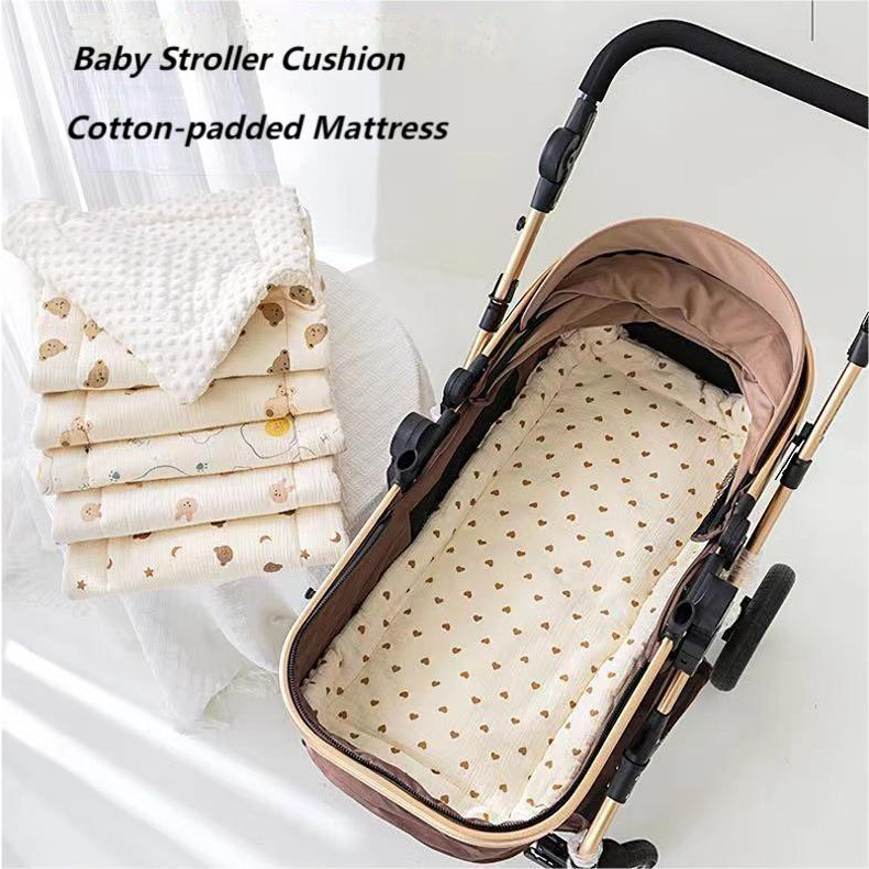 40X80CM Baby Stroller Cushion Newborn Cotton-padded Mattress Stroller ...