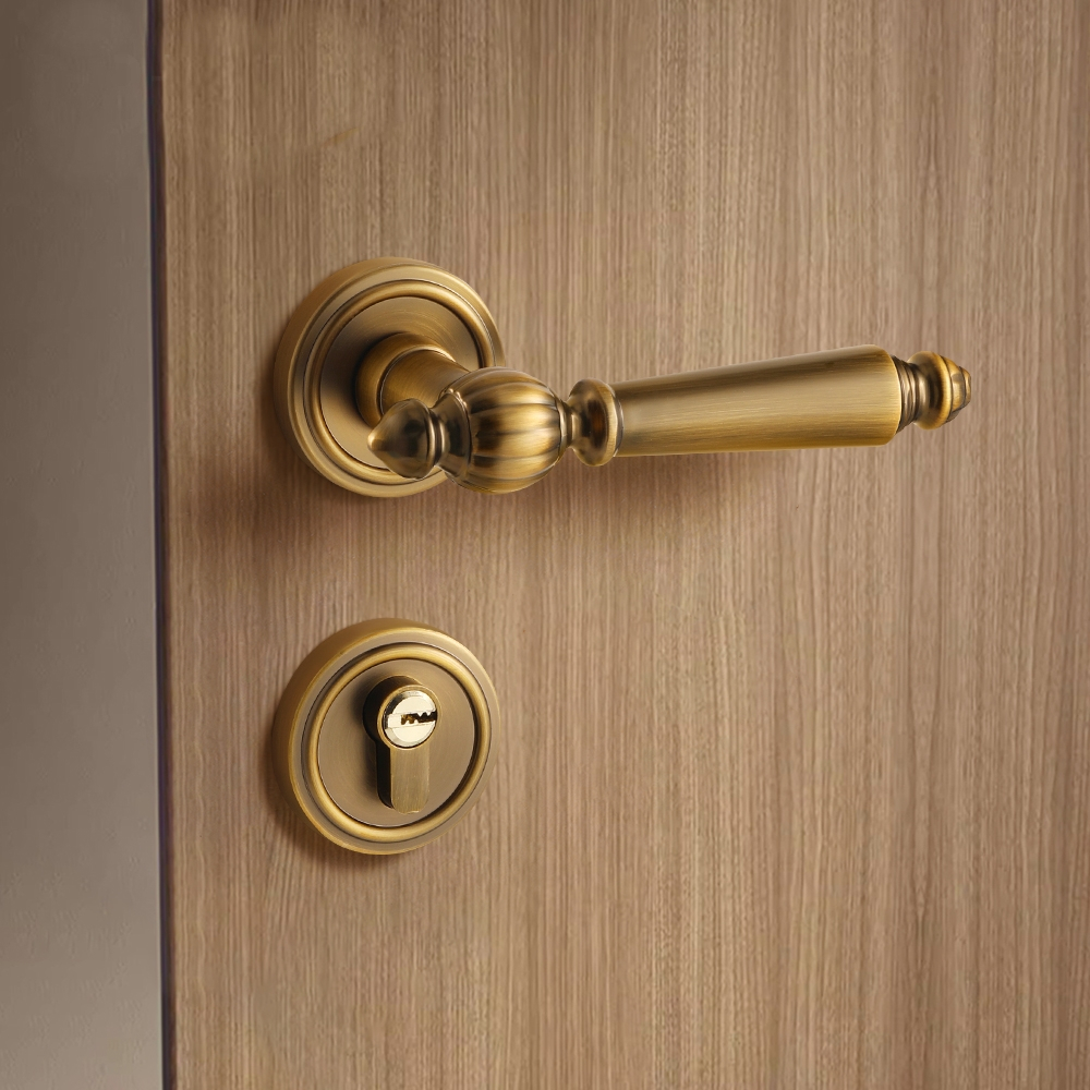 tombol pintu Door lever Cylindrical Cylinder Door Lock Pintu Bilik ...