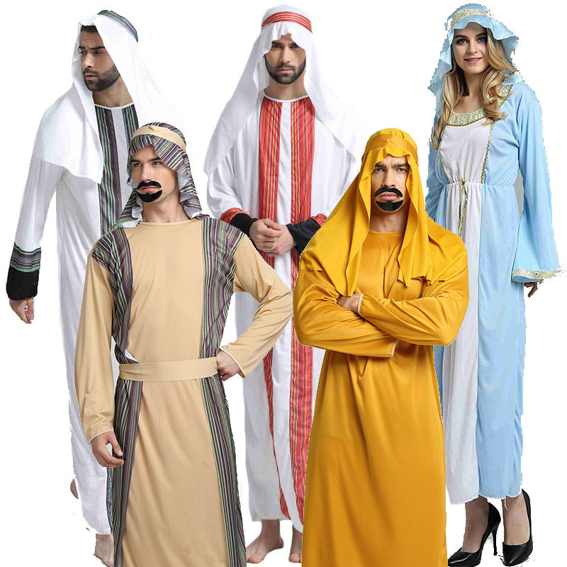 Adult Prince Arabian Arab Costume Men Middle East Ali Baba Sheik Costumes Halloween Purim