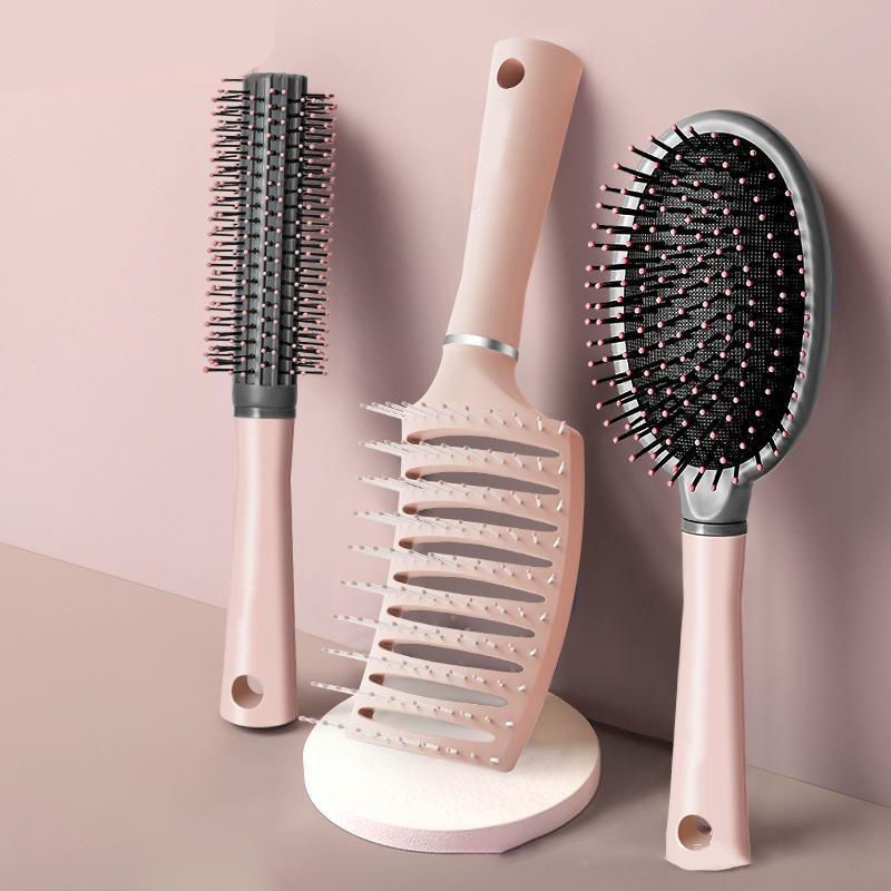 JOJO COCO Large Curved Comb Scalp Massage Comb Curling Comb Anti-static ...