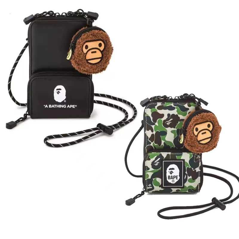 Bape A Bathing APE Phone Bag Wallet 2023 Version 2 in 1 Mobile Card ...